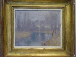 BOCQUET Paul (1868-1947), Effets de brouillard sur la rivièe, numero di ...