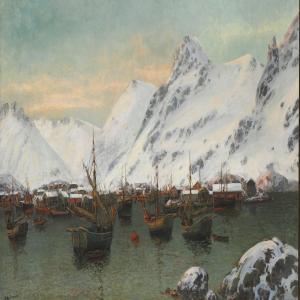 SIMENSEN Sigvard (XX) painter, prices, quotations, auctions, images, photos