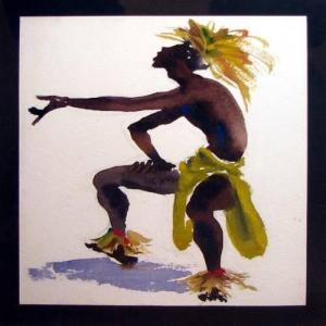 THOMPSON Mozelle (1927-1970) watercolor artist, Auctions